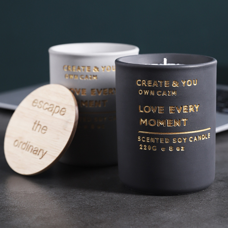 Nordic Ins Texture Ceramic Candle Jars