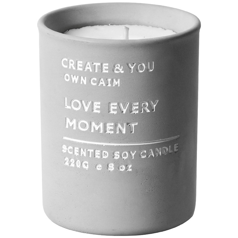 Nordic Ins Texture Ceramic Candle Jars