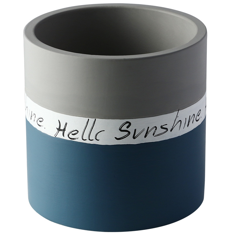 Nordic Simple Straight Ceramic Candle Jars